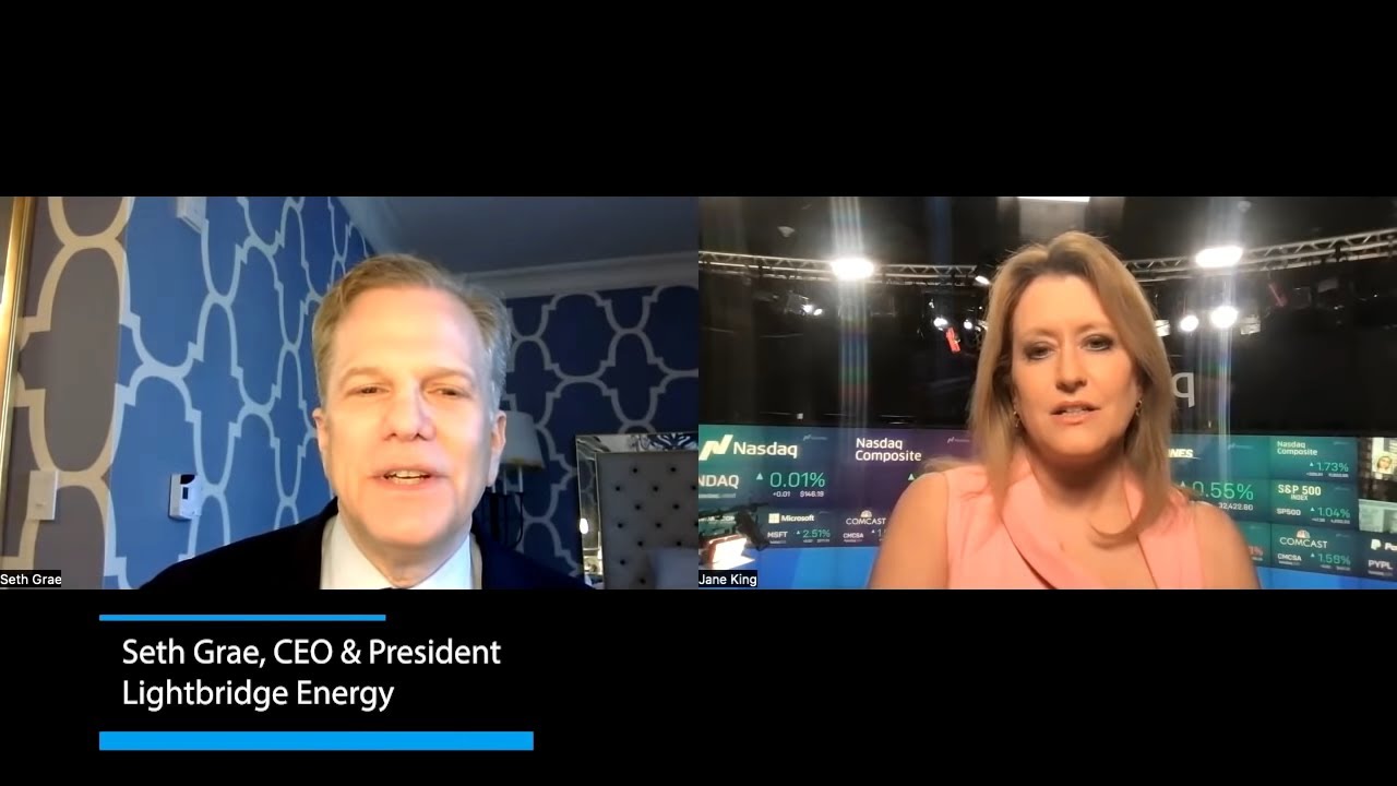 Lightbridge CEO Seth Grae Featured on Innovators with Jane King - YouTube