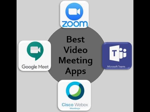 Recommendations: All major Video Meeting Apps EXPLAINED! ZOOM, CISCO ...