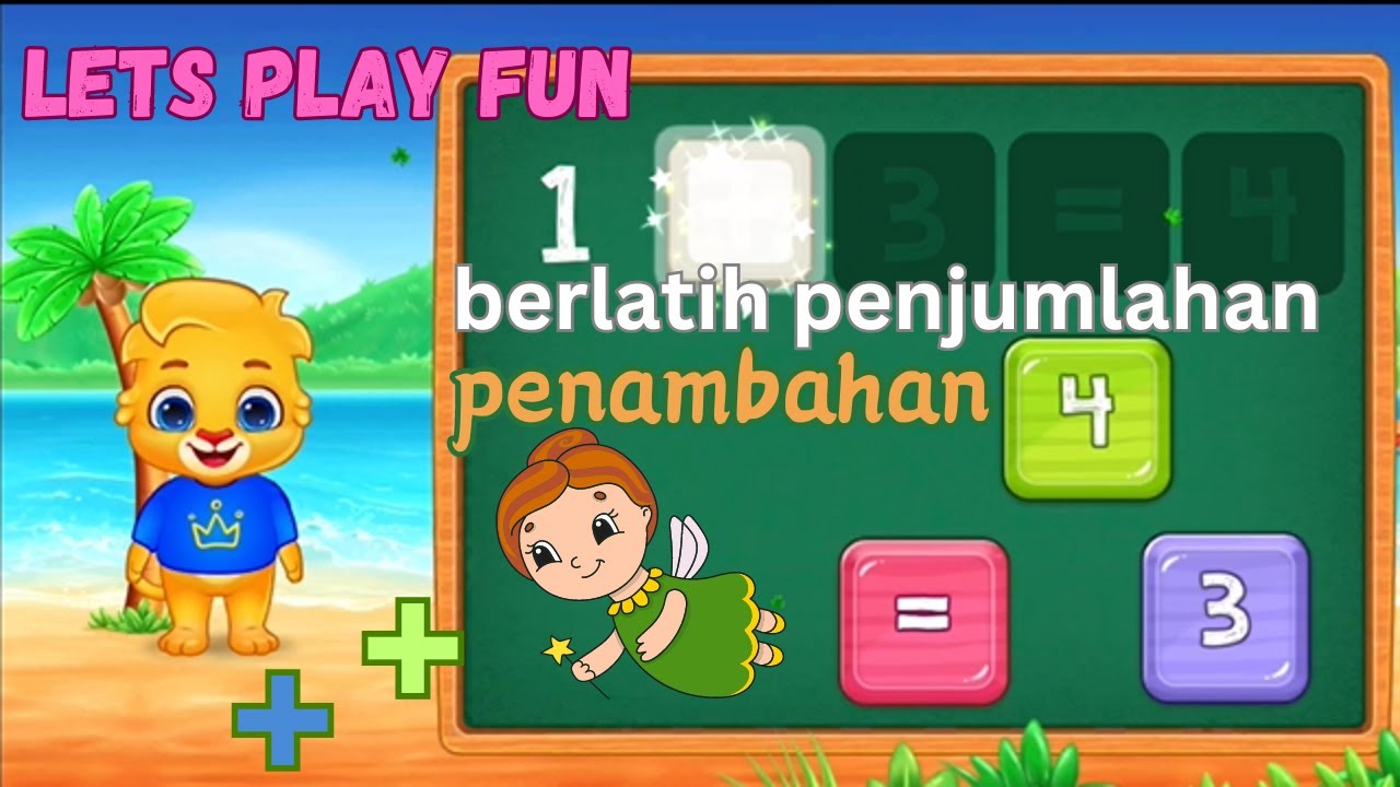 belajar berhitung anak tk #berlatih penjumlahan - YouTube