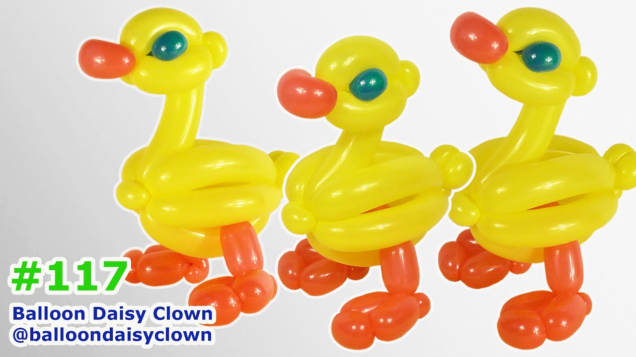 Balloon Animals - Duck TUTORIAL - YouTube