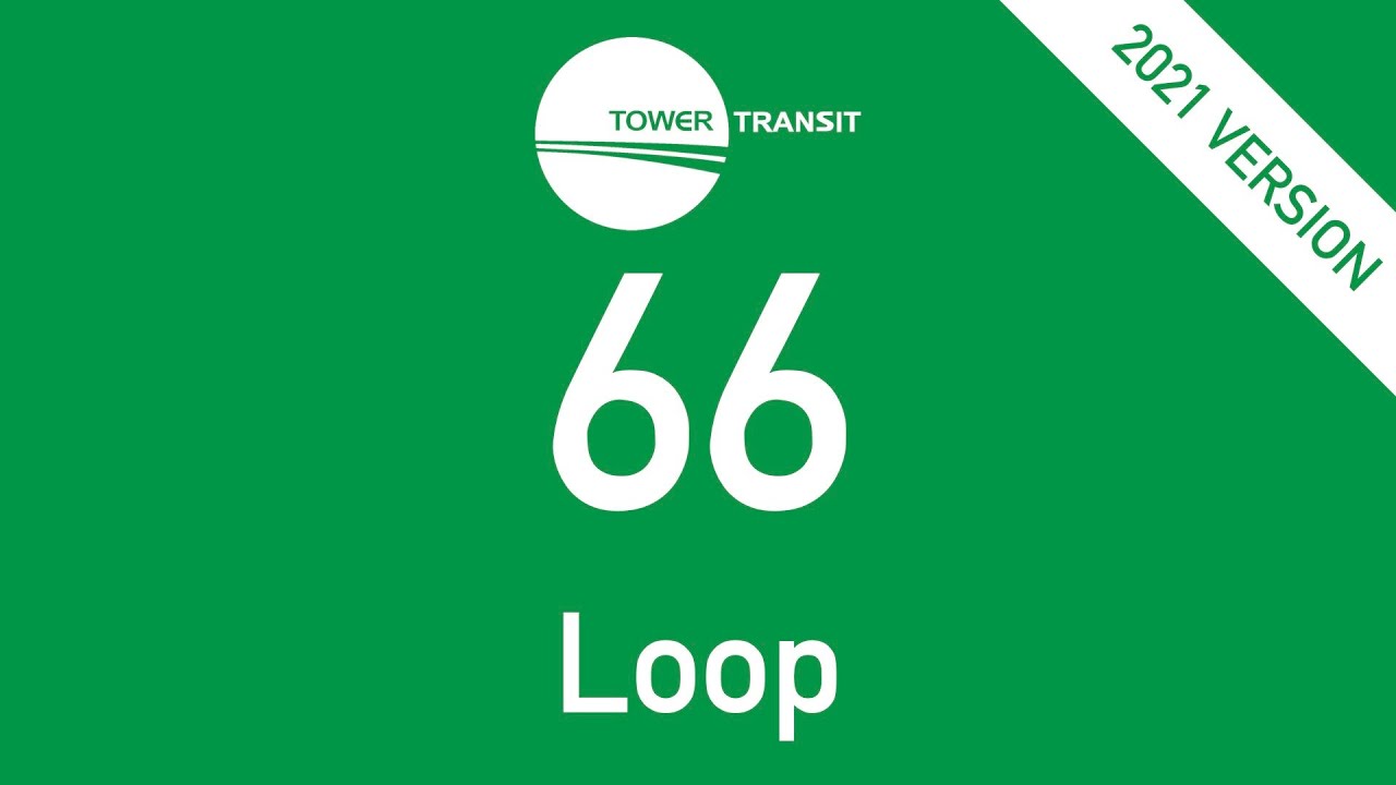 Tower Transit Trunk Bus Route 66 Hyperlapse - YouTube