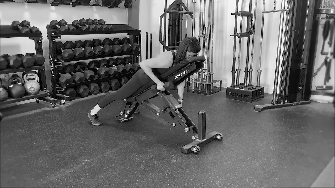 Single Arm Incline Dumbbell Prone Row - YouTube