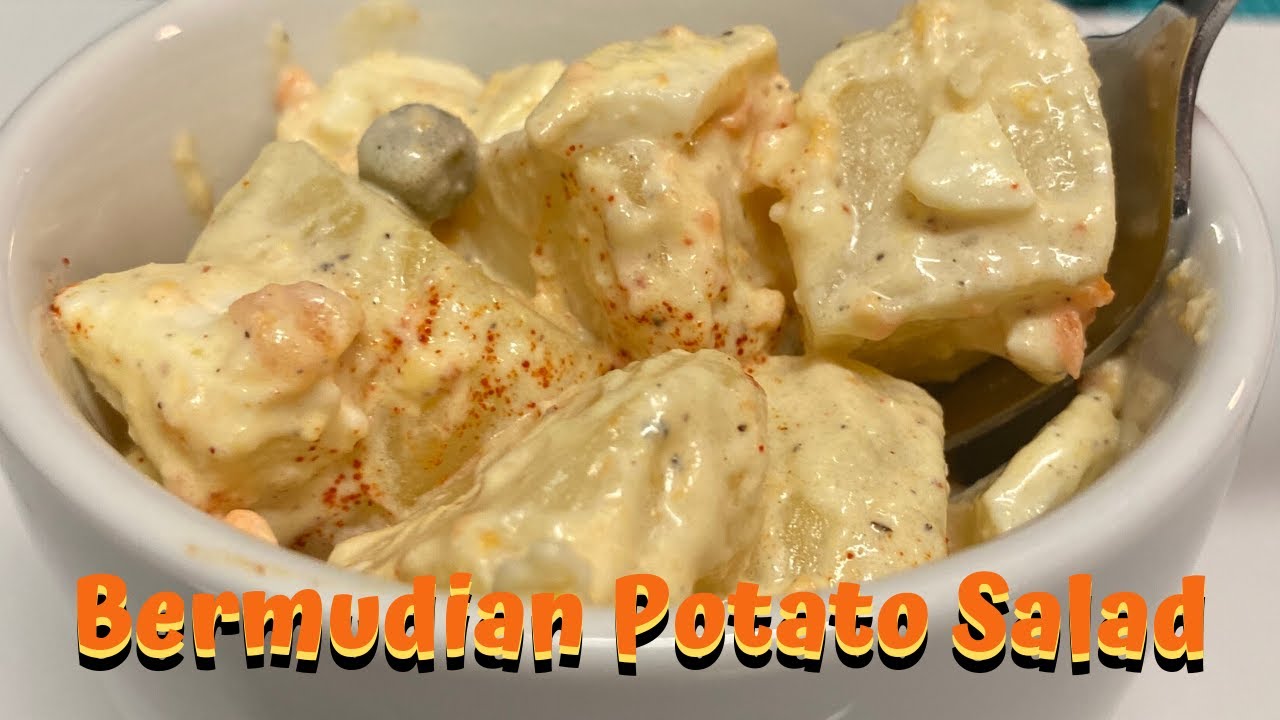 Bermudian Potato Salad Recipe - YouTube