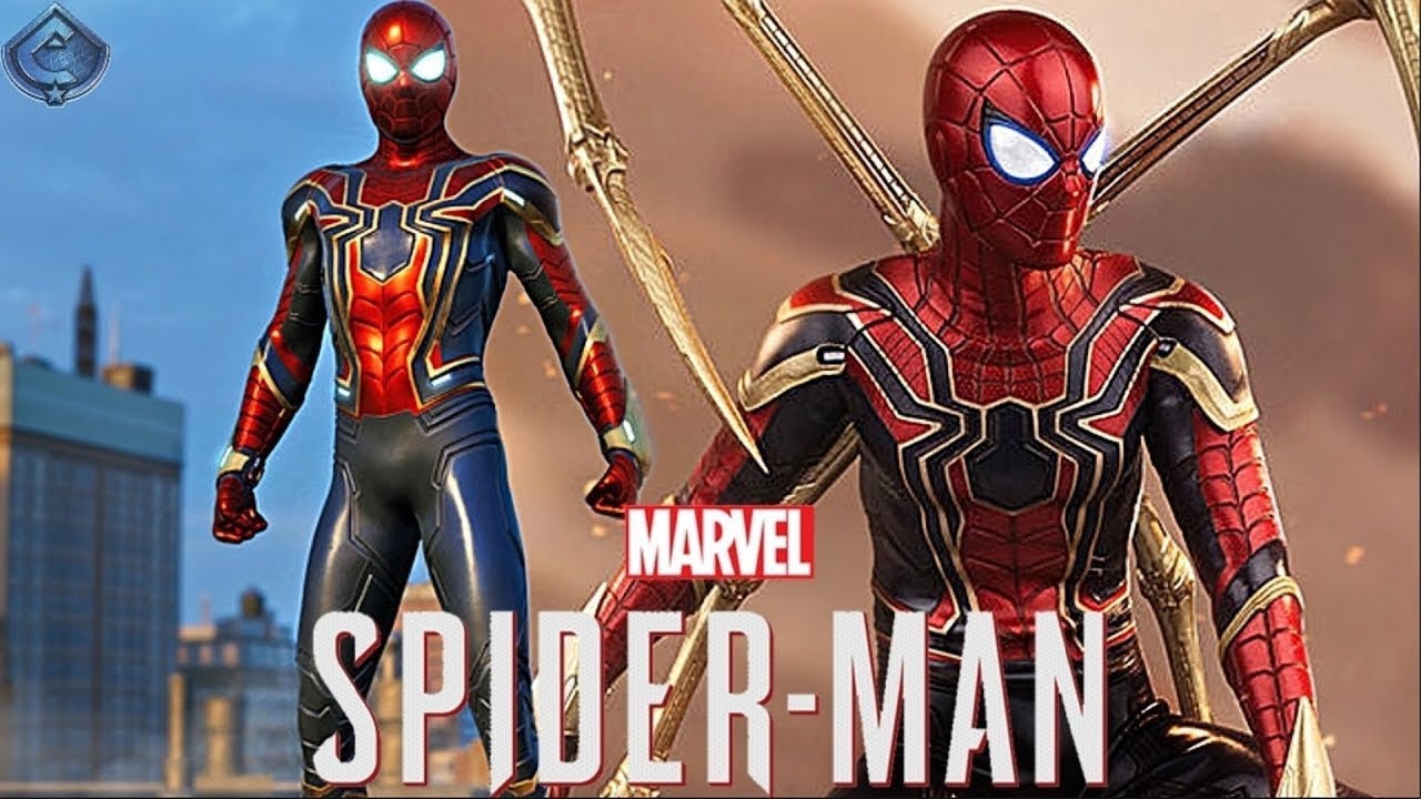 SPIDER MAN PS4 (INFINITY WAR IRON SPIDEY SUIT) - YouTube