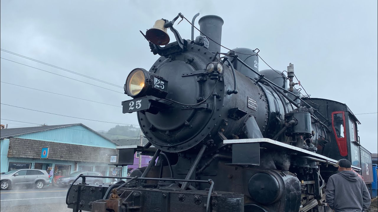 Oregon Coast Scenic Railroad - SPRING SPLENDOR EXCURSION CAB RIDE - YouTube