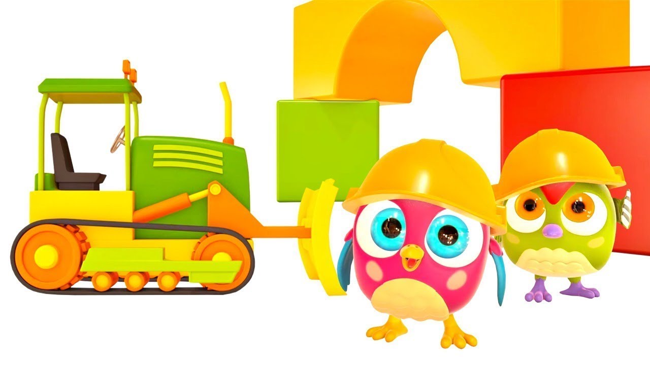 @HopHoptheOwl & the house. Cartoons for babies. Learn colors with ...