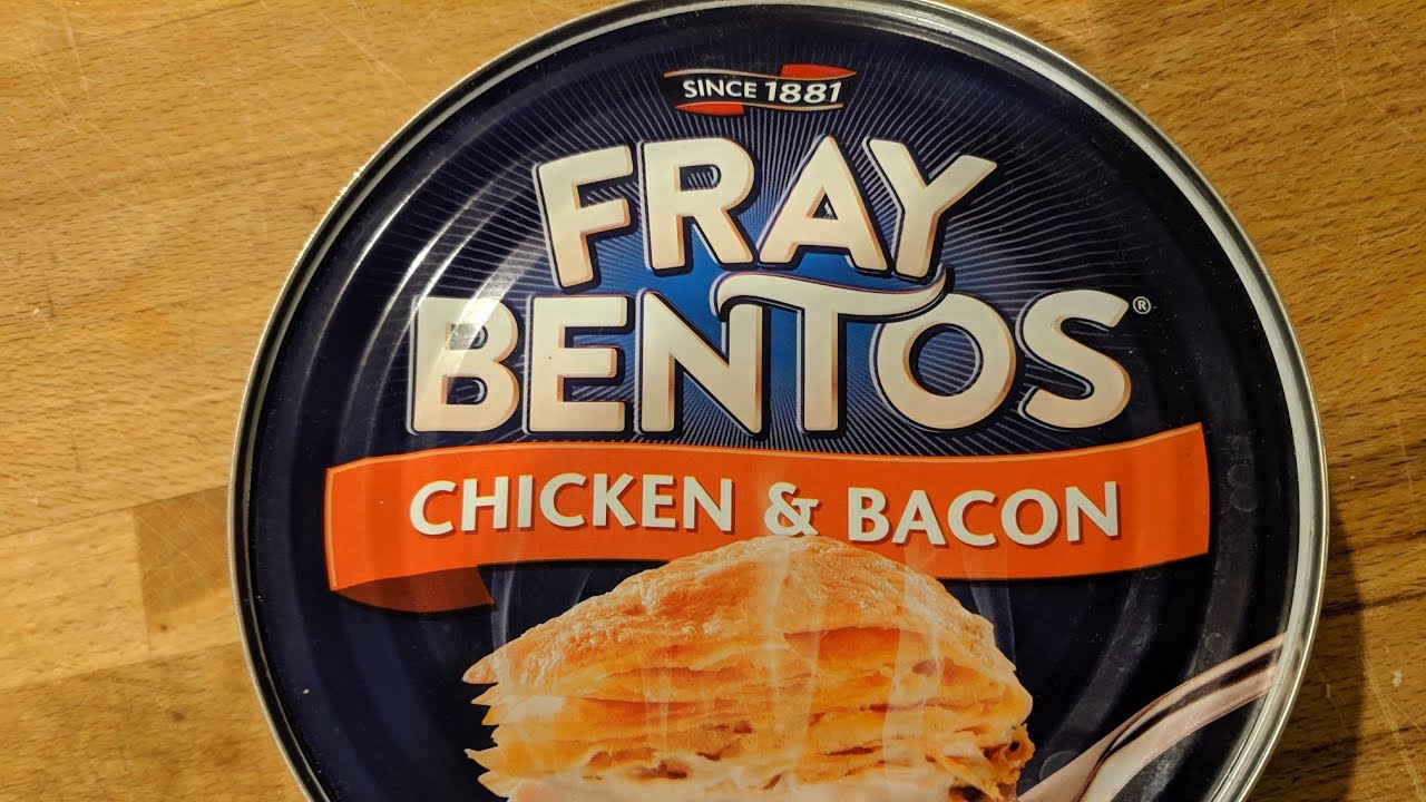 Fray Bentos $1 Pie Chicken and Bacon Tin Pie - YouTube