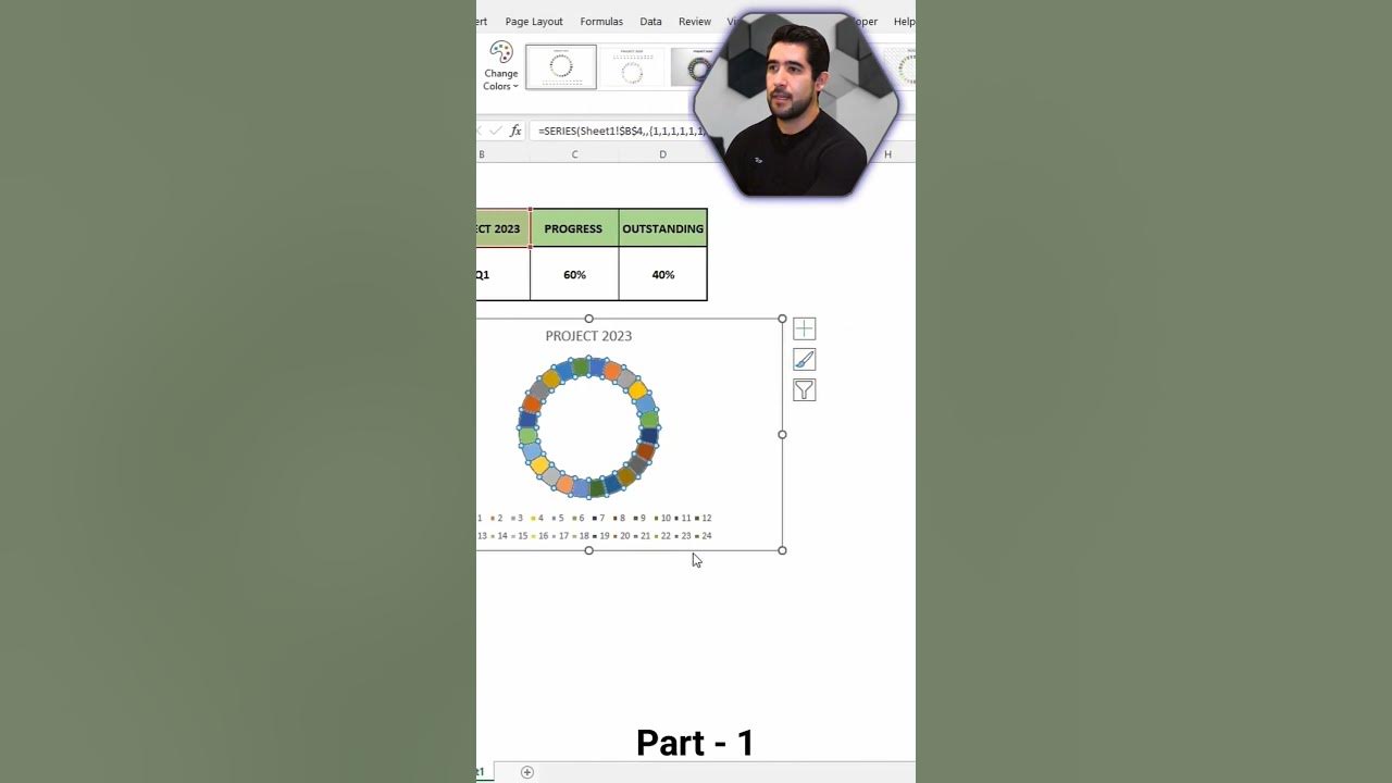 Progress Chart 馃敟 馃搲 Advanceexcel Dashboard Msexcel Exceltrick Timesaving Youtubeshorts