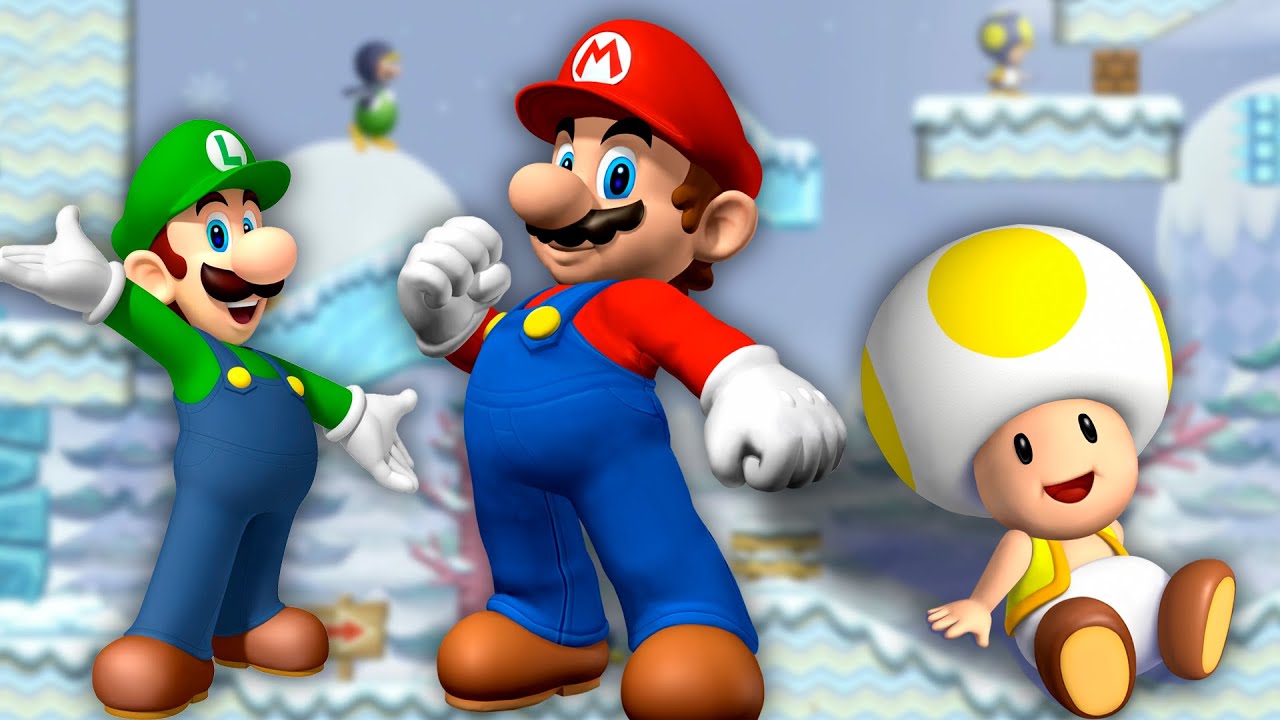 Another New Super Mario Bros Wii – World 3 Part 6 | 3 players - YouTube