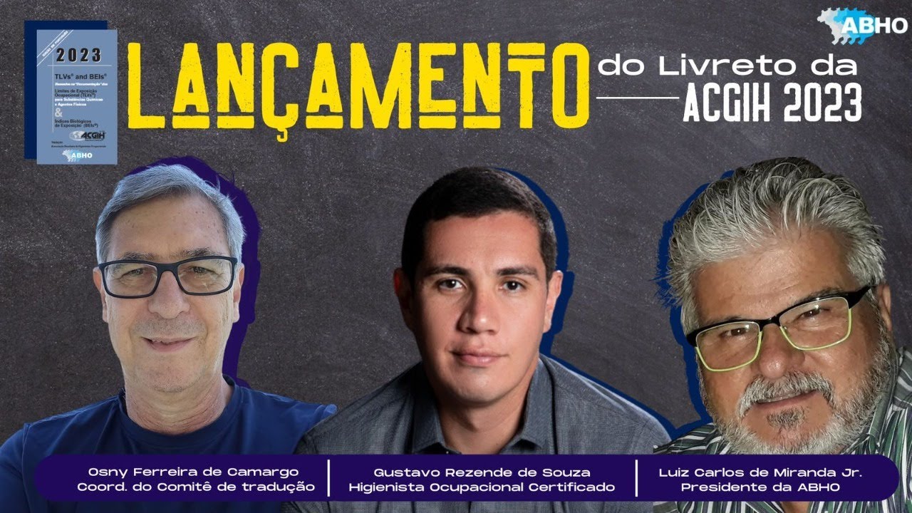 Lançamento do livreto da ACGIH 2023 - YouTube