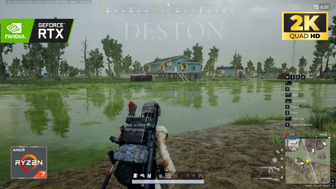 PUBG PC : DESTON NEW MAP TPP 2K/4K GAMEPLAY | Hindi Gameplay Pub G # ...
