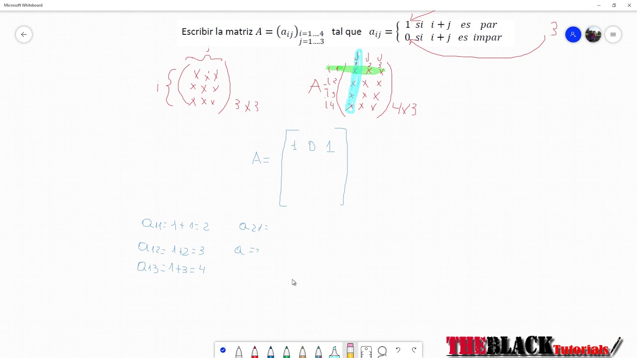 Ejercicios Resueltos Matrices N°3 - Matriz 4X3 SUMA - YouTube
