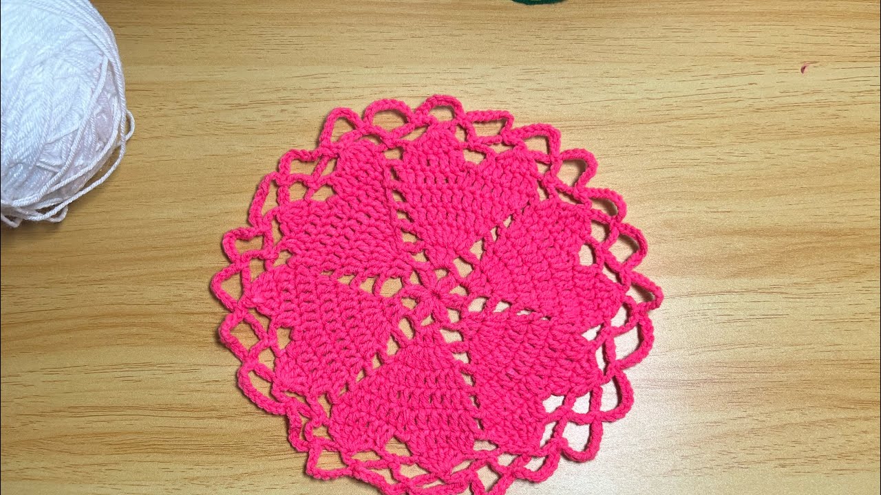 Beautiful and Easy Crochet Coaster || Crochet Coaster Tutorial For ...