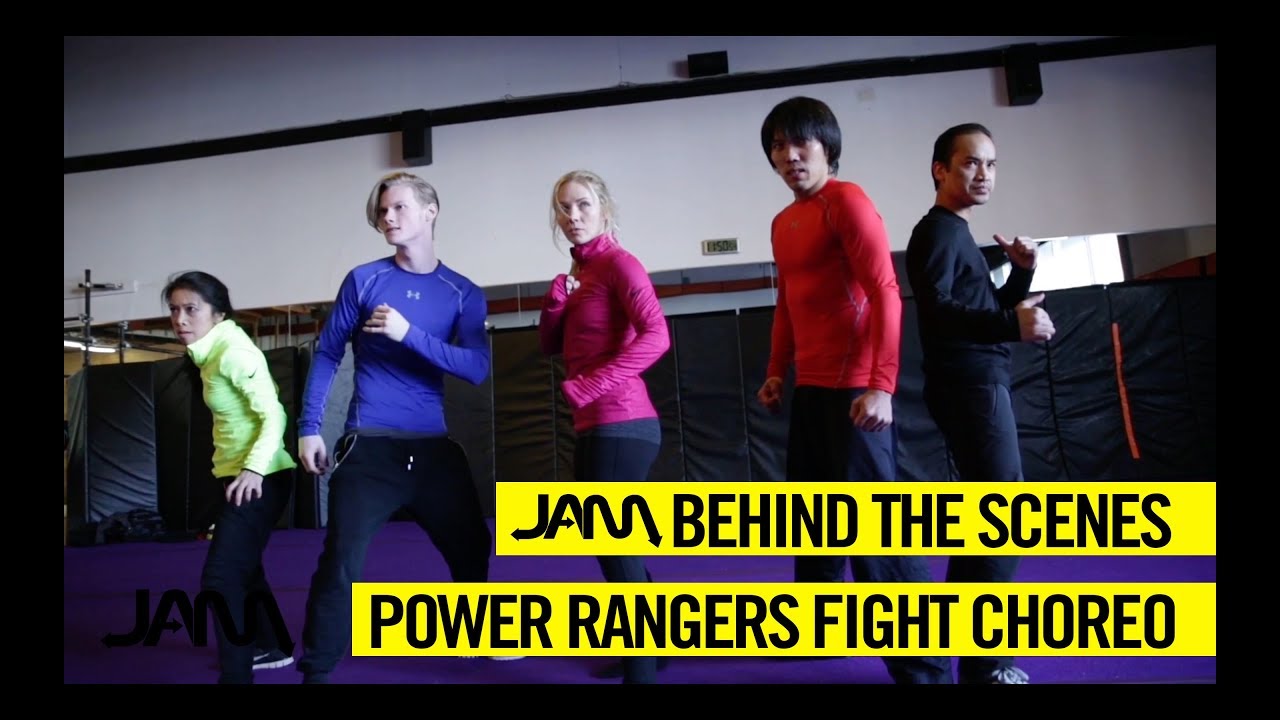 JAM BEHIND THE SCENES - POWER RANGERS FIGHT CHOREOGRAPHY TEST - YouTube