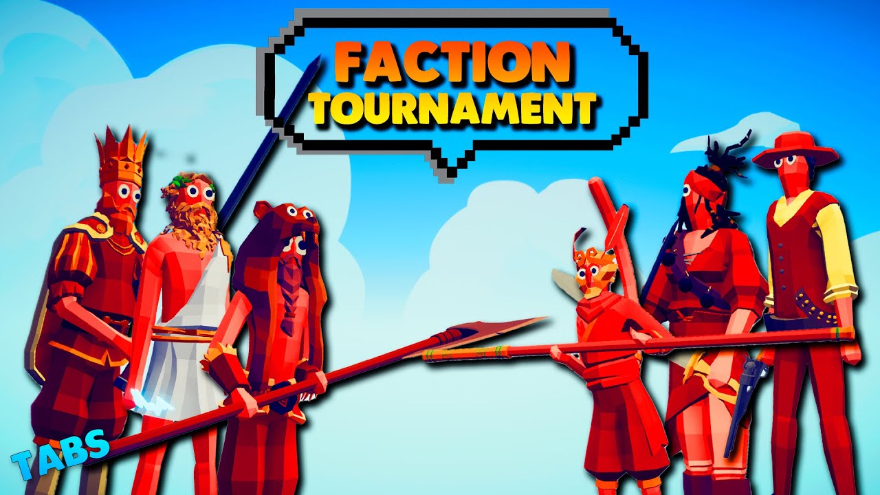 FACTION TOURNAMENT 🏆 - Totally Accurate Battle Simulator [TABS] - YouTube