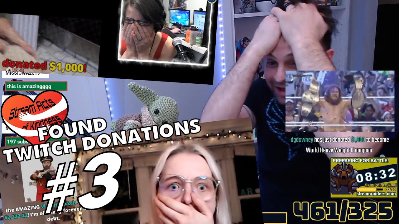 Twitch Donations to Smaller Streamers #3 - YouTube