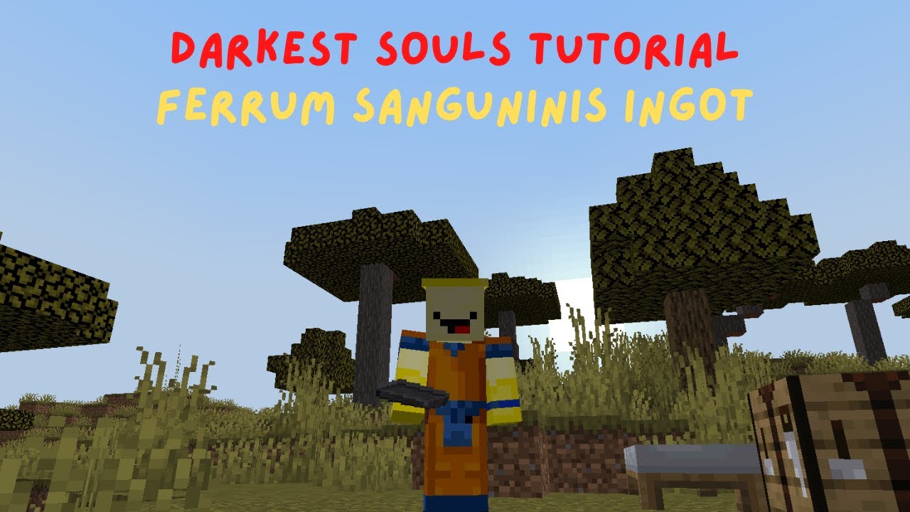 Ferrum Sanguninis Ingot Recipe - Minecraft Darkest Soul Mod Guide - YouTube