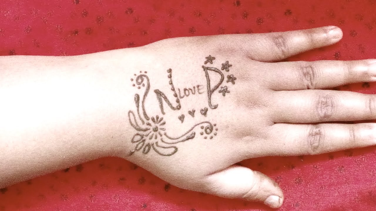 NP couple tattoo design / - YouTube