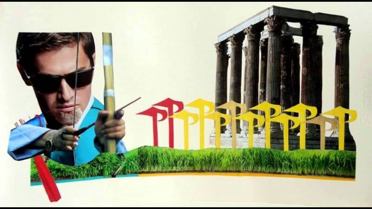 odysseus shoots through the axes - YouTube