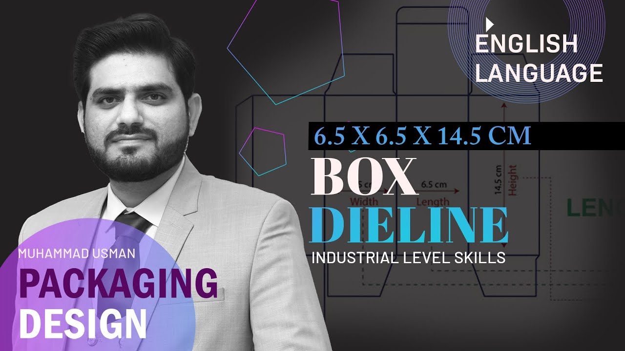 Carton Box Dieline Complete Techniques - English Version - YouTube