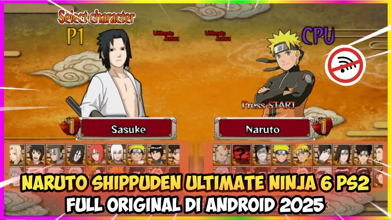 Game Naruto Shippuden Ultimate Ninja 6 PS2 Full Character Offline ...