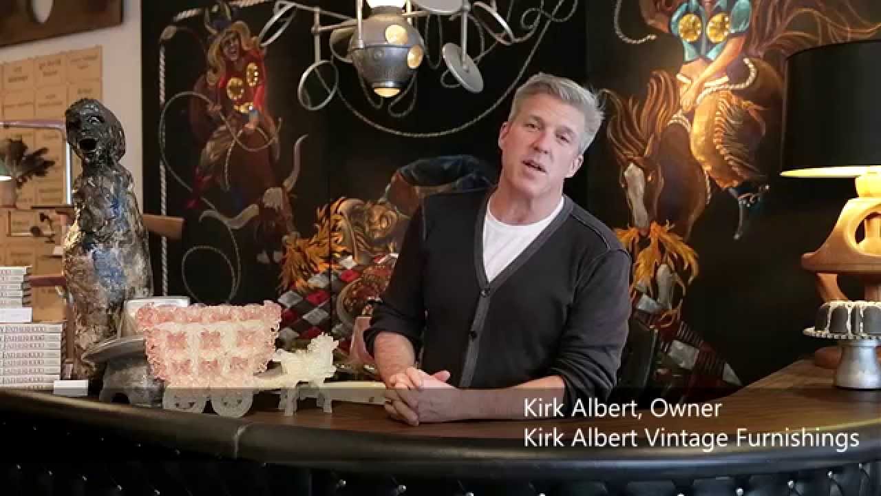 Kirk Albert Vintage Furnishings - YouTube