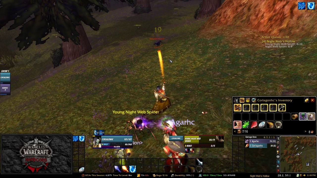 Ep. 001 Classic WoW HARDCORE DUO (Forsaken Mage/Lock) - YouTube