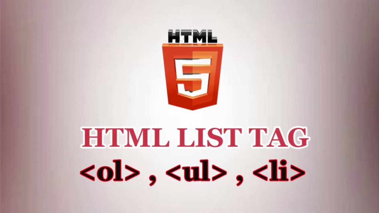 HTML List Tag How To Insert List In HTML YouTube html-list-tag-how-to-insert-list-in-html-youtube