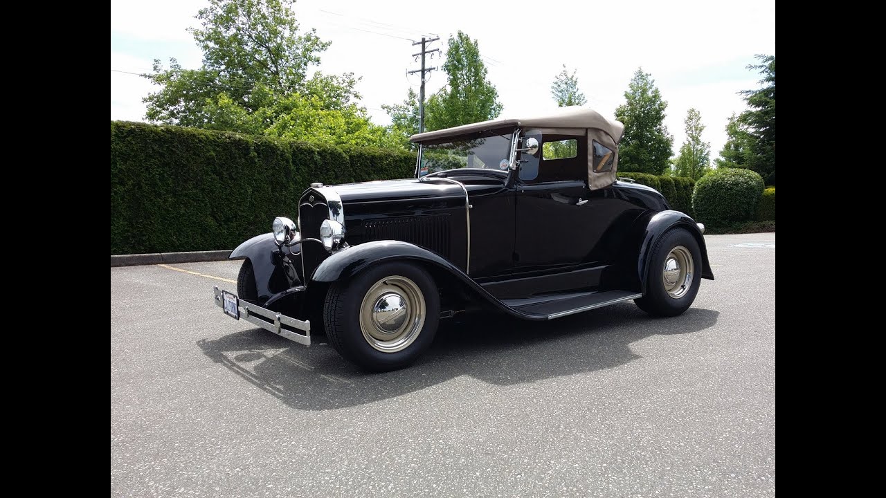 1931 Ford Roadster Hot Rod Street Rod - YouTube