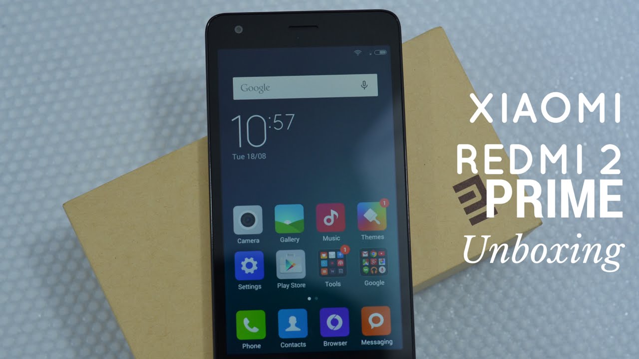 Xiaomi Redmi 2 Prime Unboxing - Made in India Smartphone - YouTube