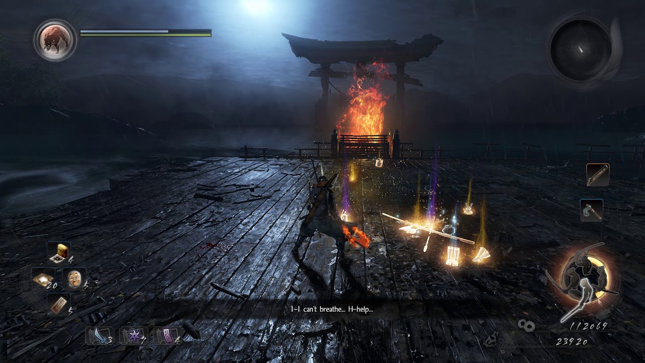 Nioh - Umi Bozu + Cutscene after - YouTube