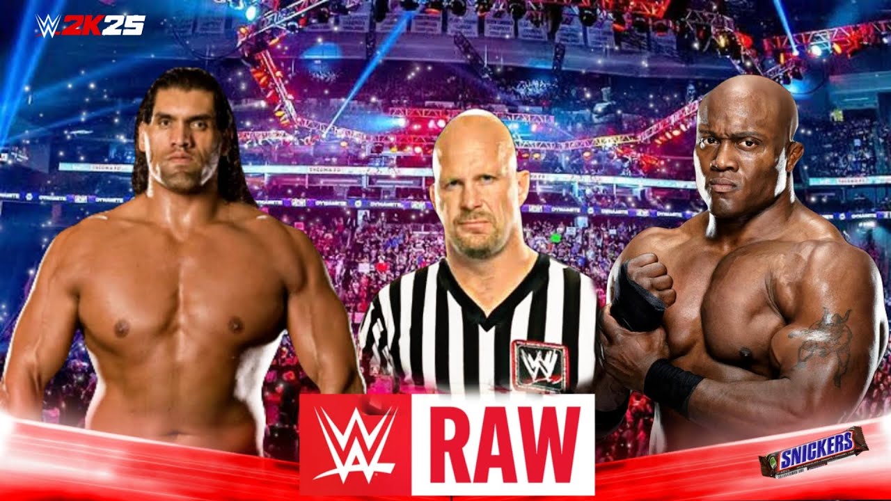 Wwe2k25 - The Great Khali Vs Bobby Leslie Special guest Refree Stone ...