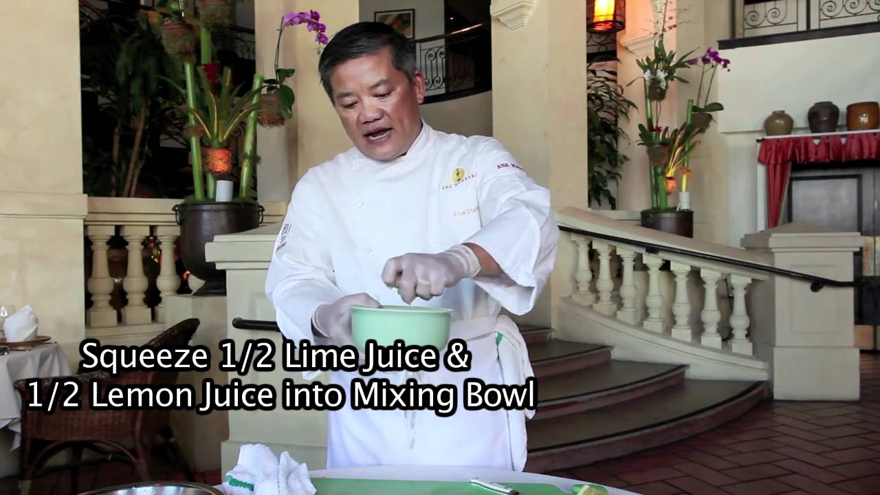 Stripe Bass Ceviche with Chef Khai Duong - YouTube