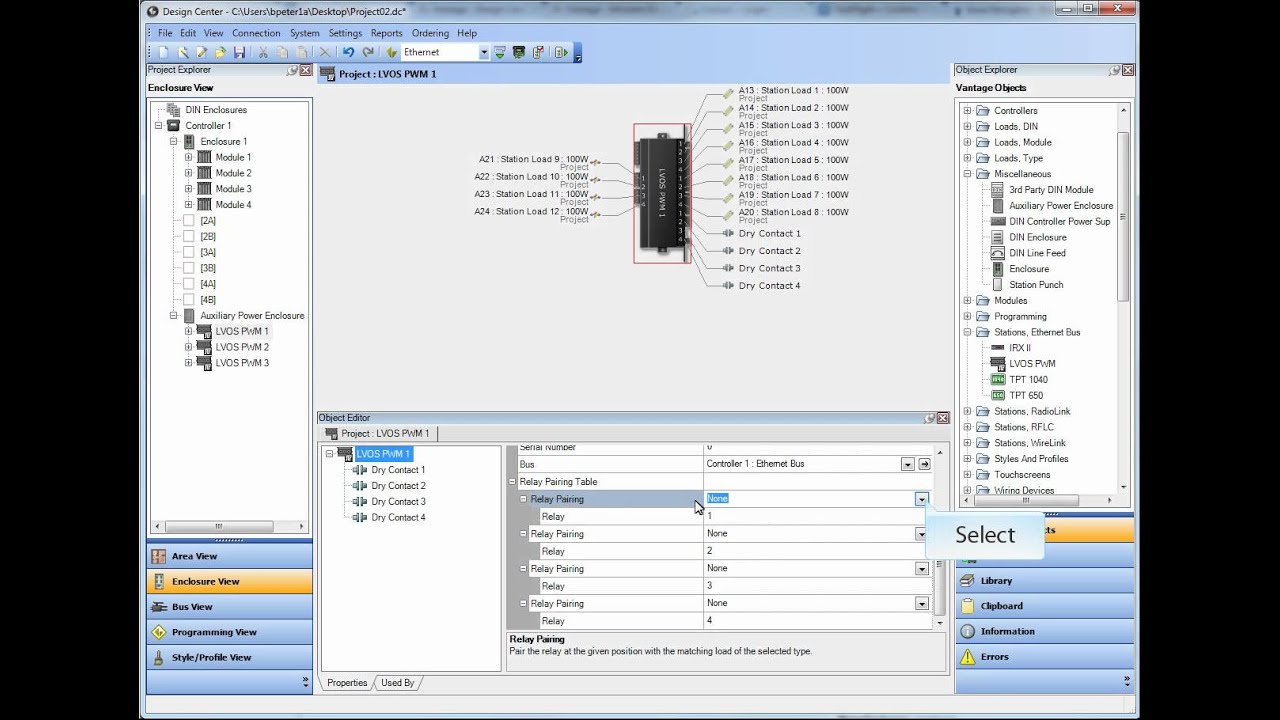 Vantage Design Center 3.0 Auxiliary Enclosures & LVOS 0-10-PWM - YouTube