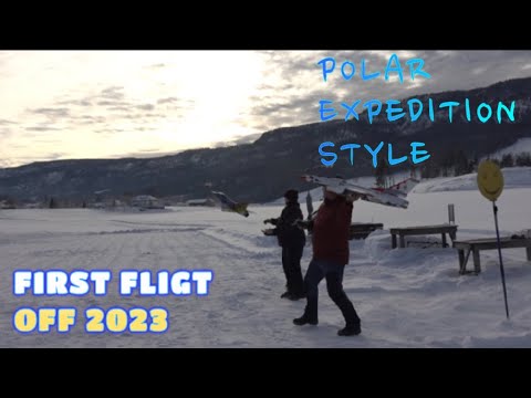 FIRST FLIGHTS 2023 POLAR EXPEDITION STYLE WITH A FEW CRASHES - YouTube