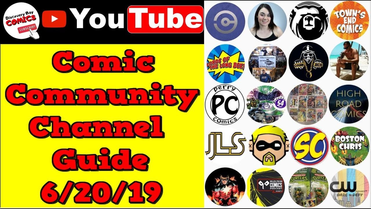 Comic Book YouTube Channels for June 20th, New Comics, Marvel Comics ...
