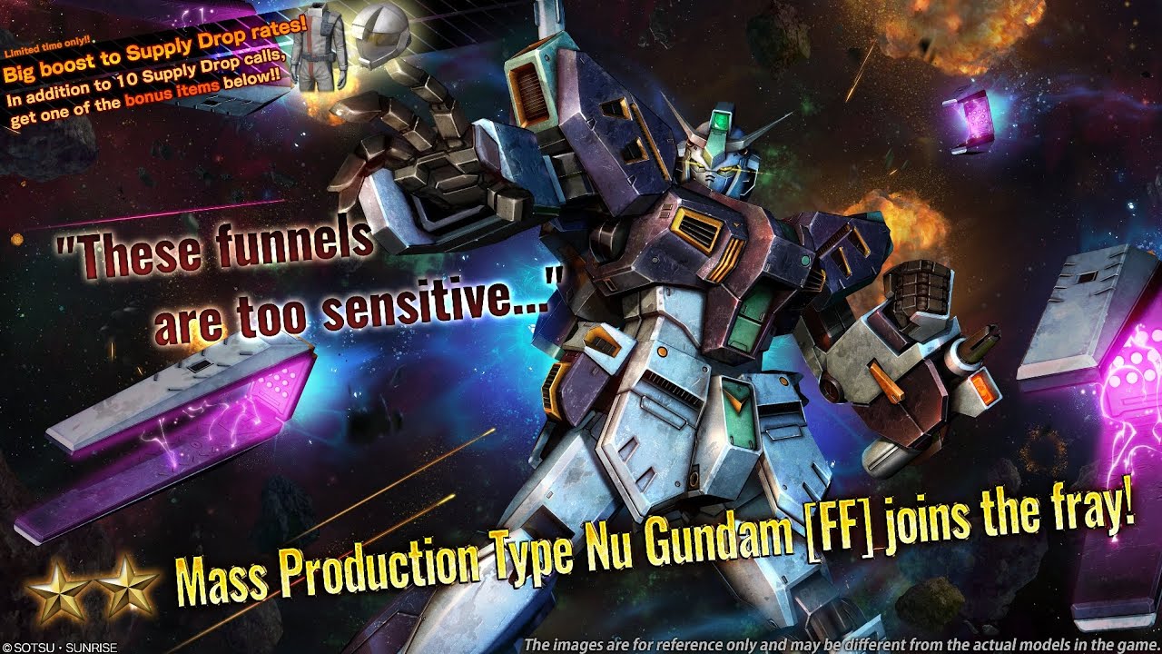 [Gundam battle operation 2] Mass Production Type Nu Gundam [FF] - YouTube