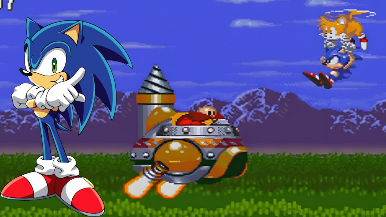 Sonic The Hedgehog 3 All Bosses (No Damage With Ending) Sega Genesis ...