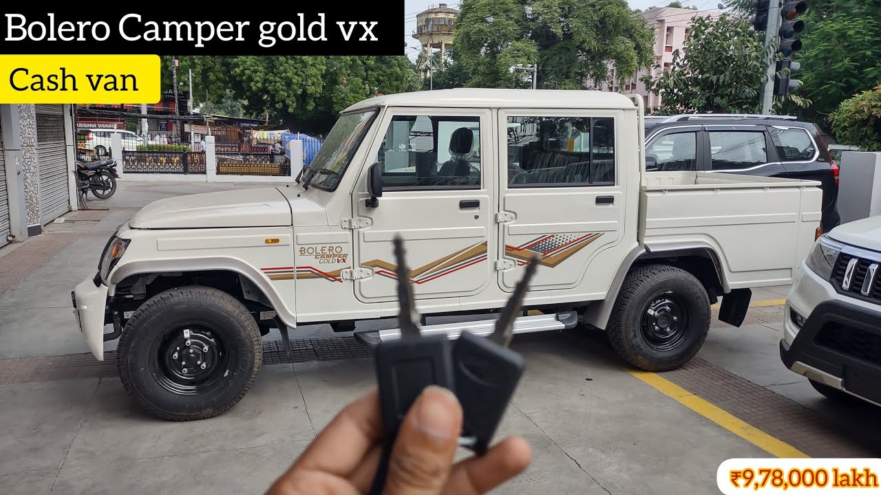 Bolero Camper gold VX cash van 🔥 commercial vehicles detail review ₹9 ...