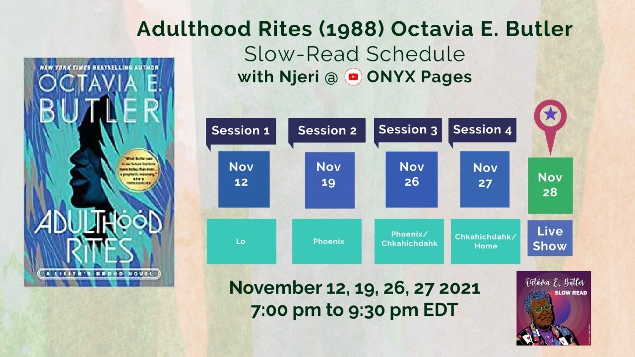 Adulthood Rites | OEB Slow Read Session - YouTube