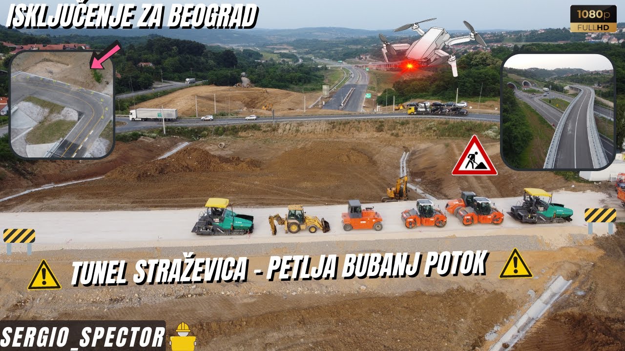 Obilaznica oko Beograda - Tunel Straževica, Petlja Avala, Tunel Beli ...