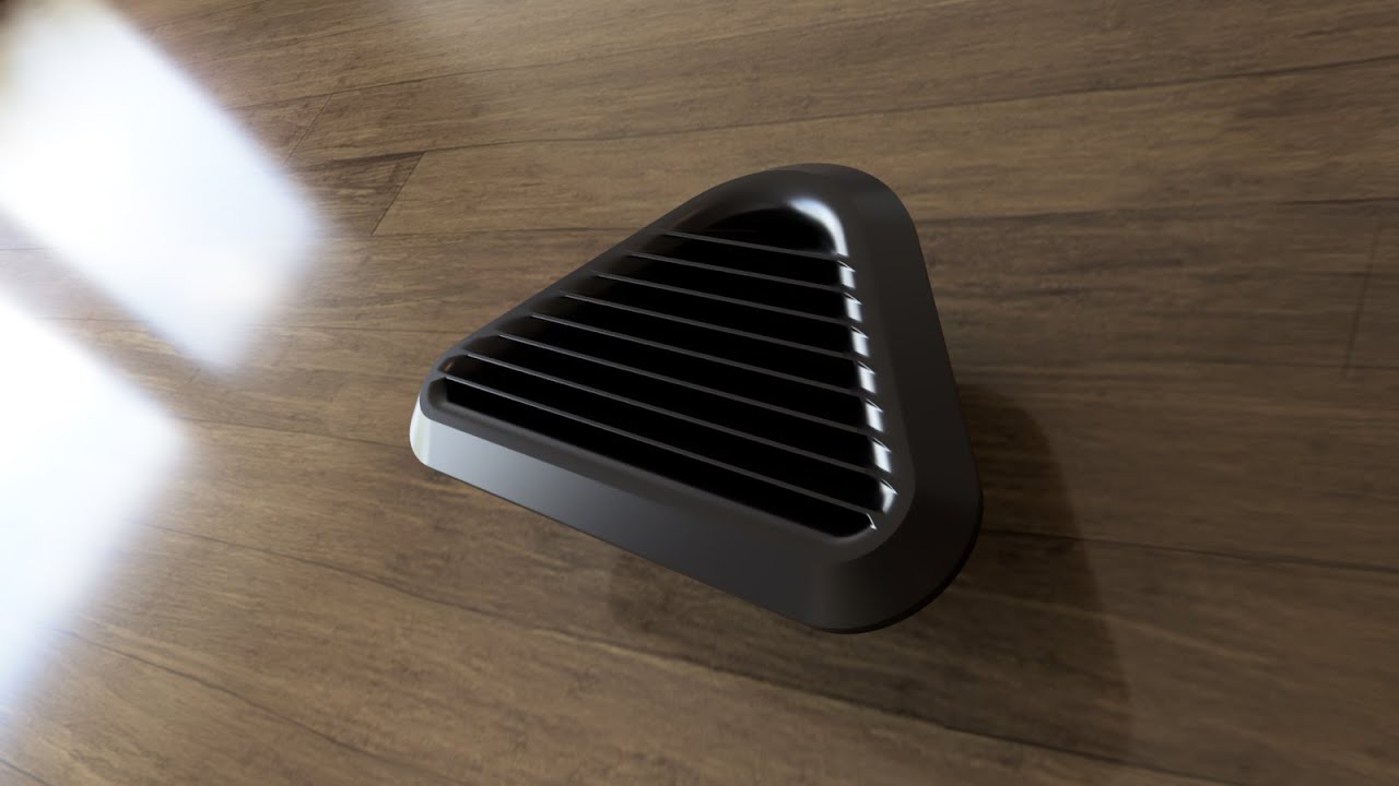 Fusion 360 - Grille d'aération à ailettes fixes (style Ford Transit ...