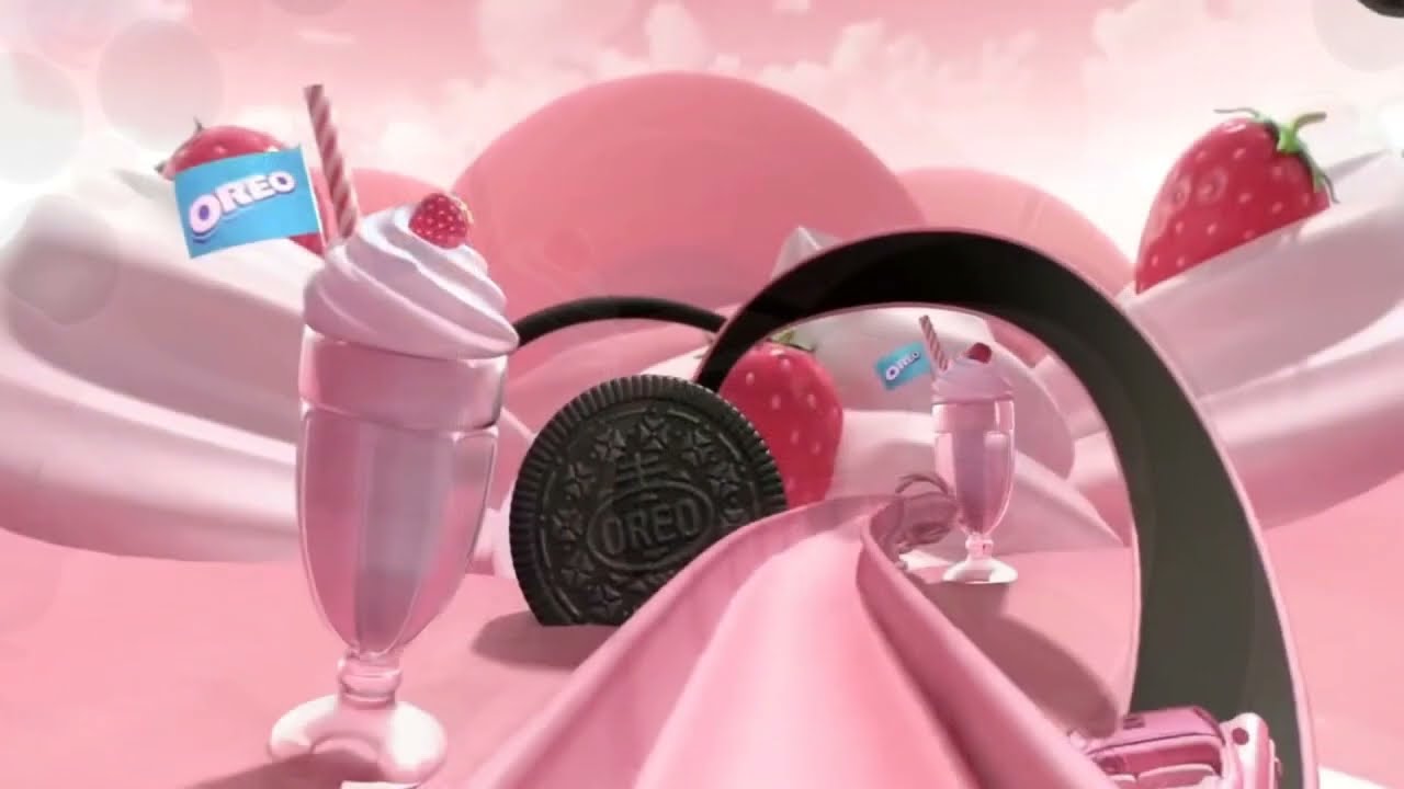 OREO Wonder Flavors | Strawberry 🐢(Slow Down: 20X!) - YouTube