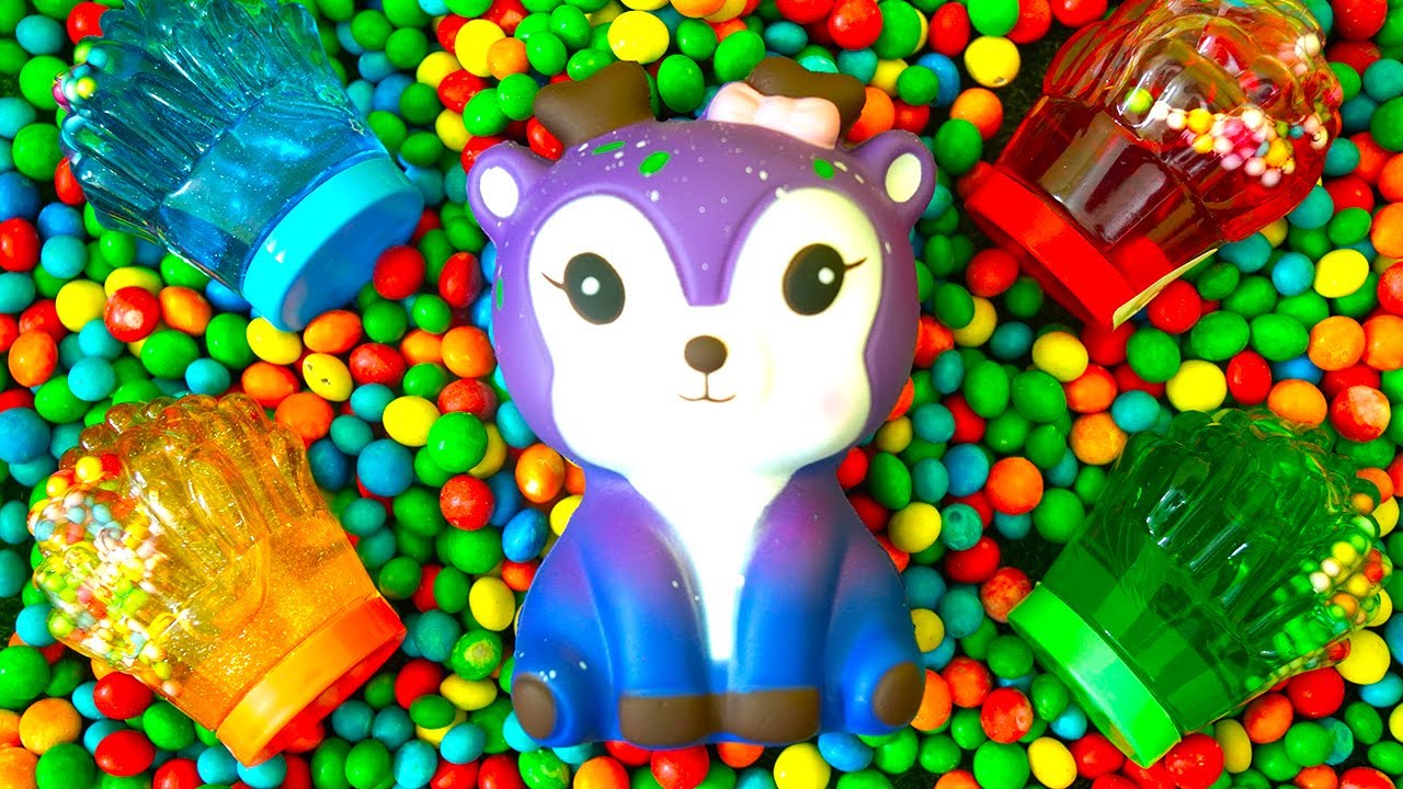 Satisfying Candy ASMR | Mixing Rainbow Candy Pop It Squid Game ...