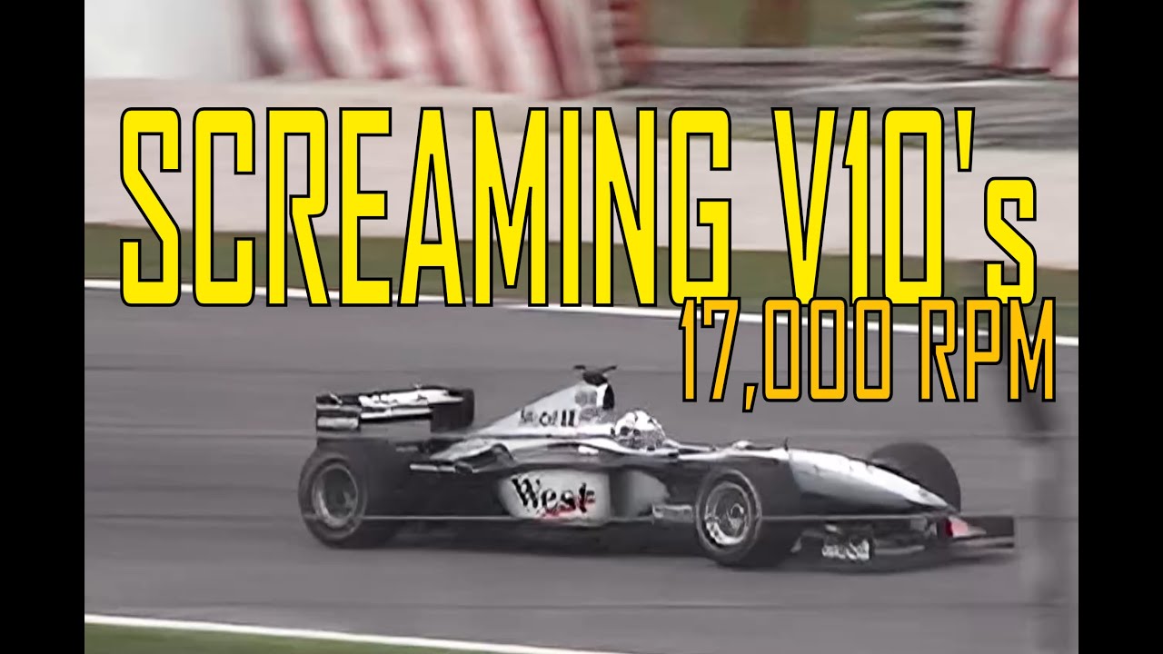 Formula 1 2000 5 minutes of screaming V10's - YouTube
