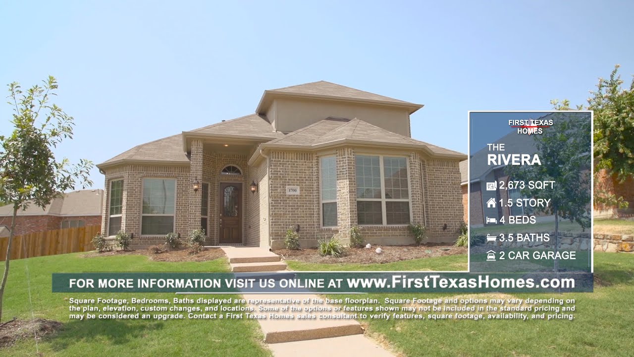 First Texas Homes: The Rivera Floorplan (2022) - YouTube