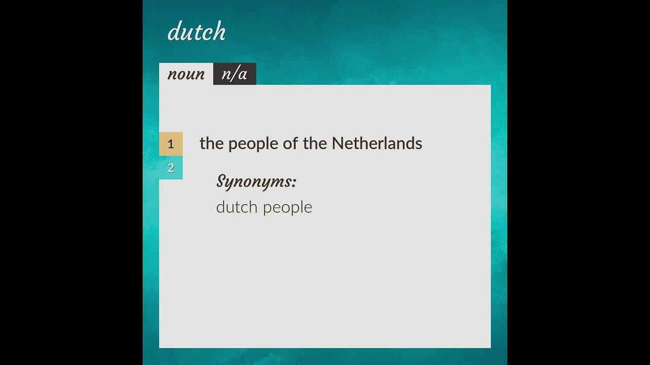 Dutch Meaning Of Dutch YouTube dutch-meaning-of-dutch-youtube