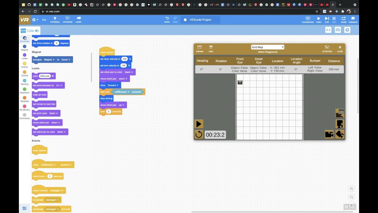 VEXcode VR - How To Use The "Robot Pen" - YouTube