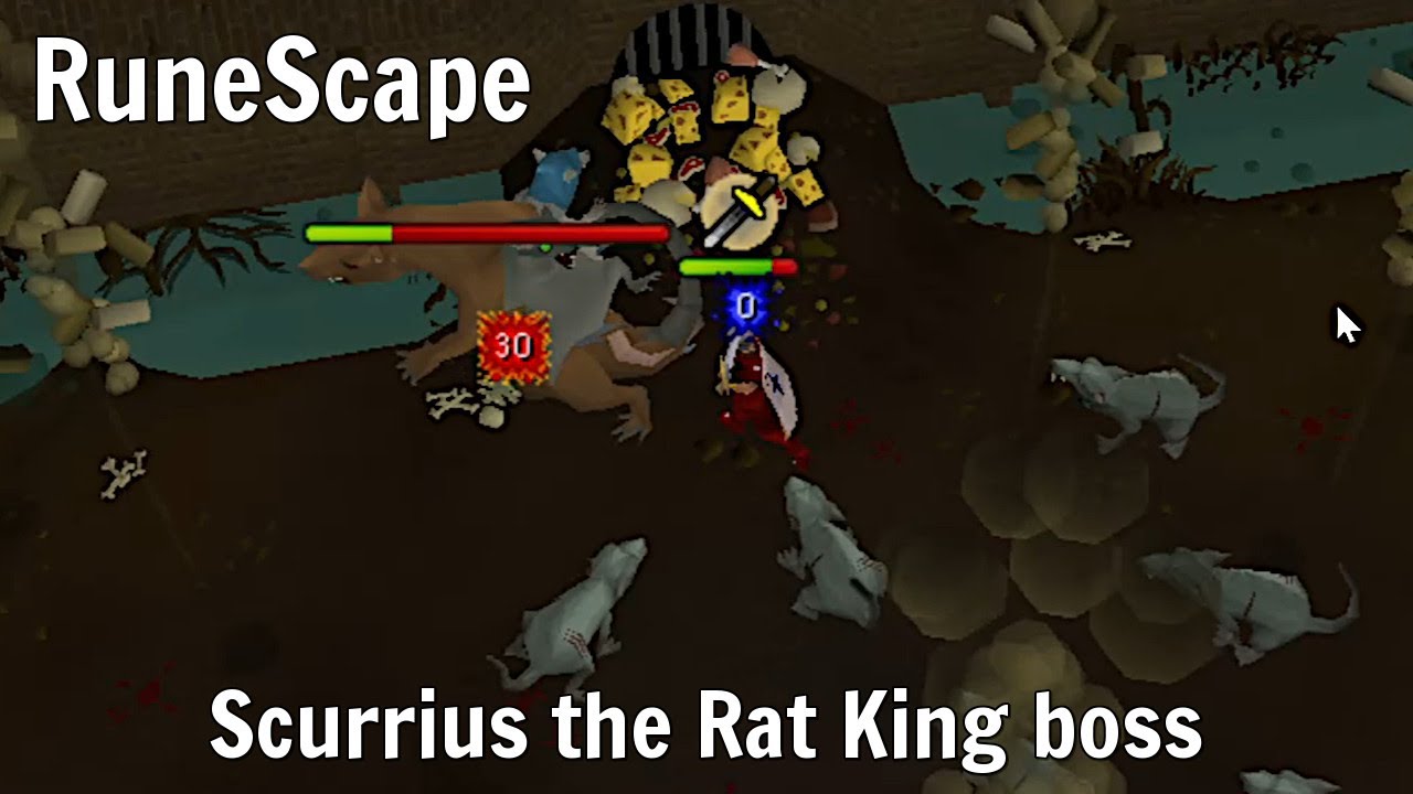 OSRS Fighting Scurrius the Rat King - Defeating the Varrock Sewers rat ...