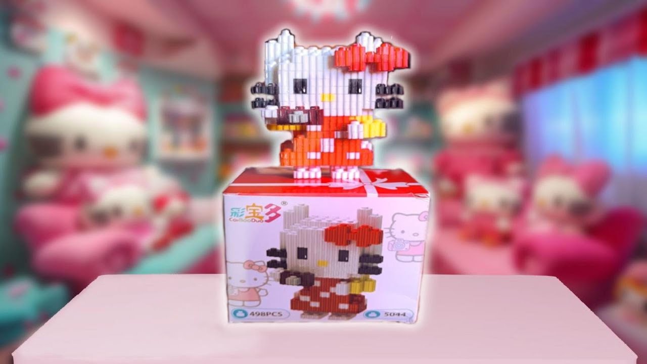 Hello Kitty Block Figure (ASMR) - YouTube